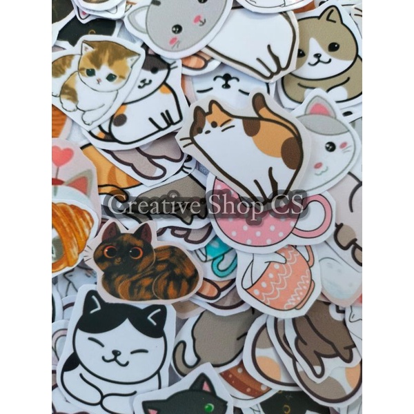 Jual (ISI 10 STIKER ) STIKER KUCING / STICKER CAT /STIKER KUCING LUCU ... Jual (ISI 10 STIKER ) STIKER KUCING / STICKER CAT /STIKER KUCING LUCU ...