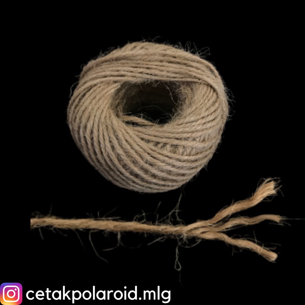 Jual Tali Rami 2mm / Tali Jerami / Tali Goni / Hemp Rope/ Straw String ...
