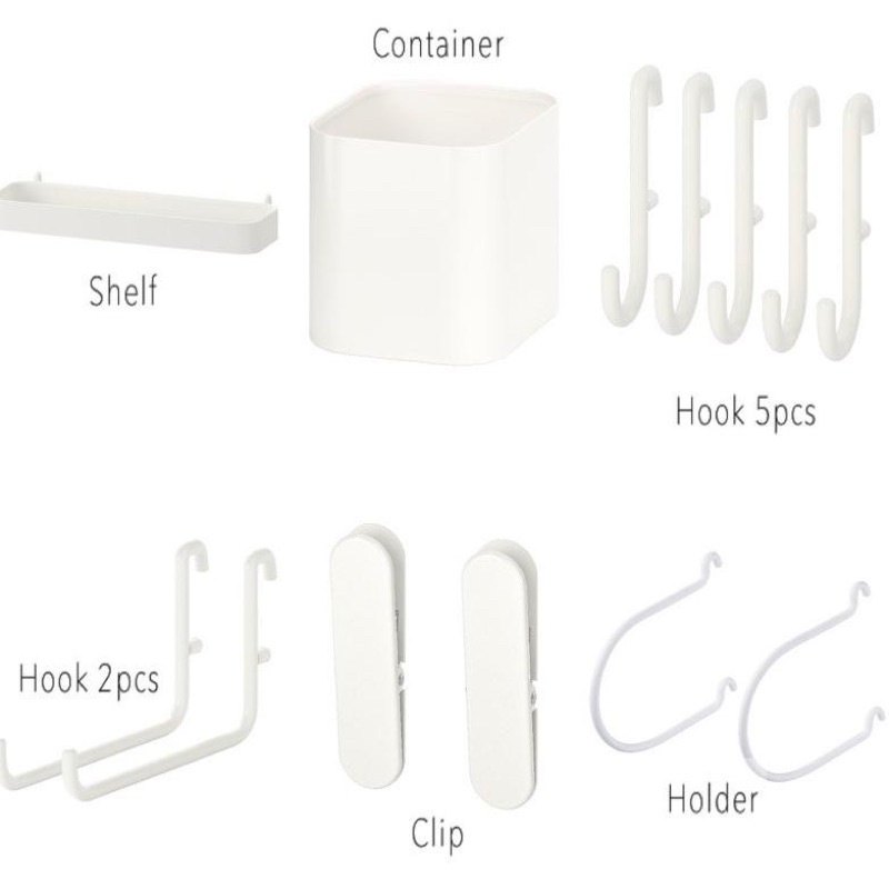 Jual SKADIS CONNECTOR Konektor aksesoris papan gantung memo berlubang ...