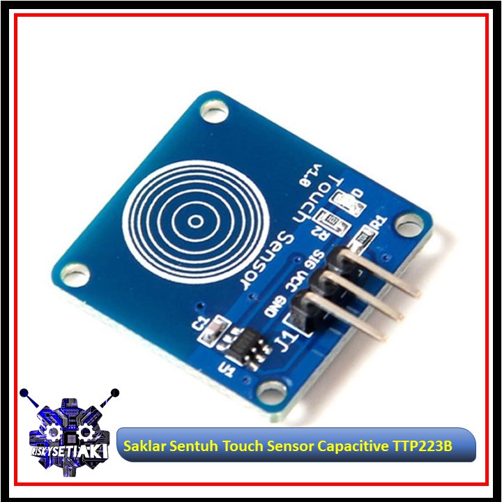 Jual Saklar Sentuh Touch Sensor Capacitive TTP223B Digital Switch ...