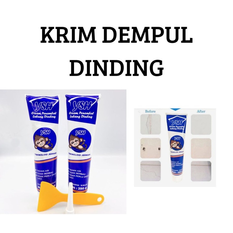 Jual WR25- Wall Repair Alat Dempul Dinding Tembok Waterptroof | Shopee ...