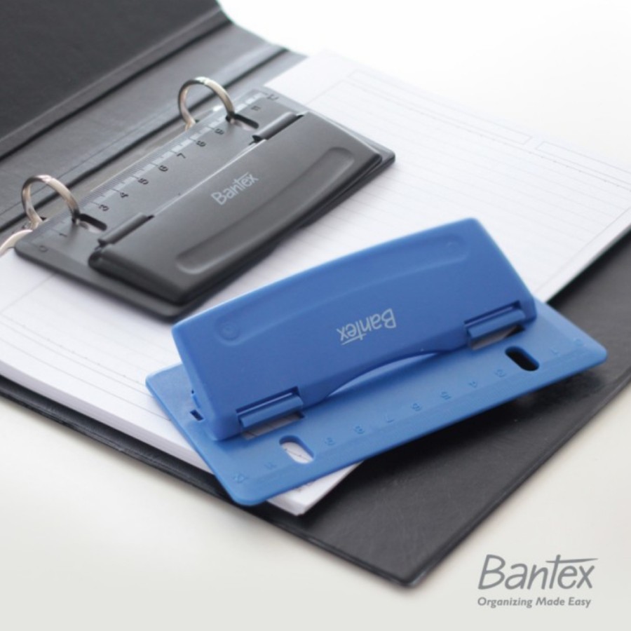 Jual BANTEX PUNCH HOLE MINI / PEMBOLONG KERTAS BANTEX KECIL 2 LUBANG ...
