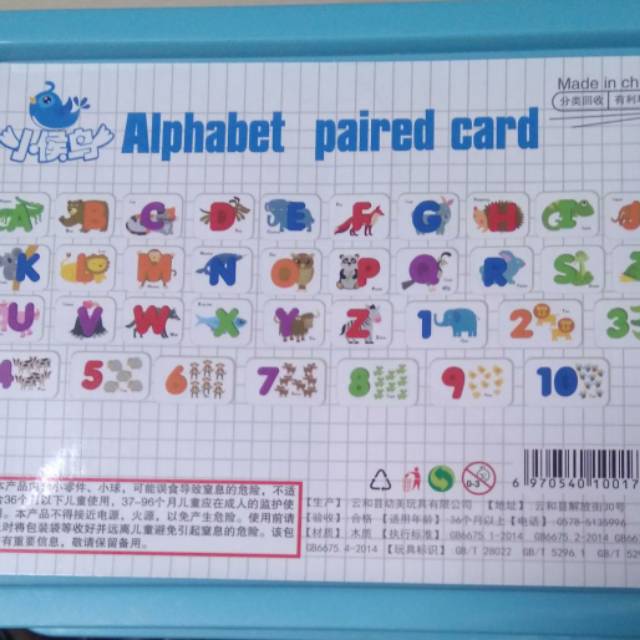 Jual Alphabet Paired Card | Shopee Indonesia
