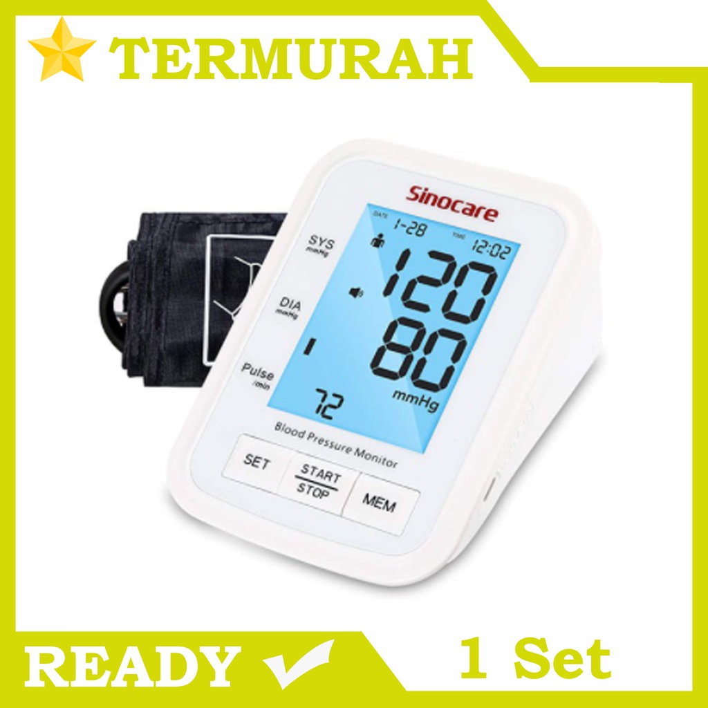Jual Sinocare Tensimeter Digital Otomatis BA-801 | Shopee Indonesia