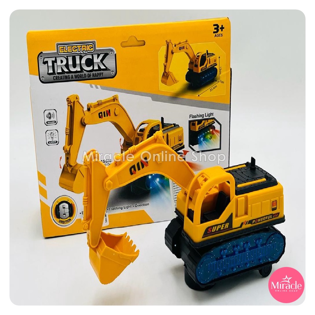 Jual MAINAN MOBIL TRUK SEMEN DAN TRUK EXCAVATOR | Shopee Indonesia