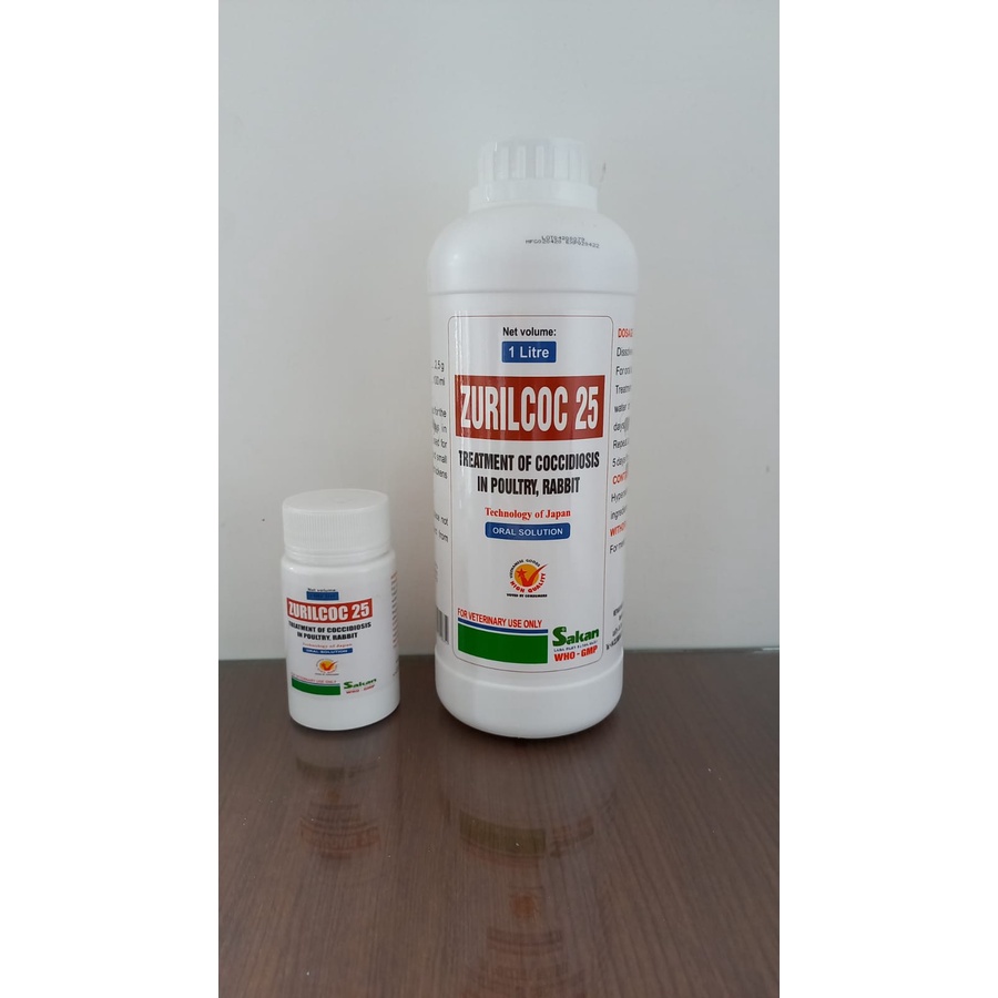Jual ZURILCOC 25 100 ml (toltrazuril)- obat koksi berak darah ayam ... Jual ZURILCOC 25 100 ml (toltrazuril)- obat koksi berak darah ayam ...