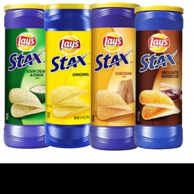 LAYS STAX SNACK IMPORT snack singapore malaysia | Shopee Indonesia