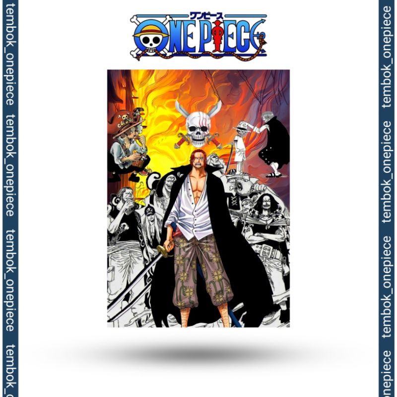 Jual Poster Anime One Piece full crew Akagami | Shopee Indonesia