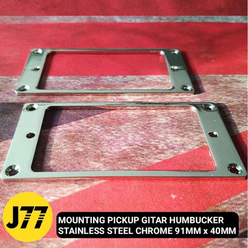 Jual Mounting Pickup Cover Metal Frame Pickup Humbucker Chrome | Shopee ...