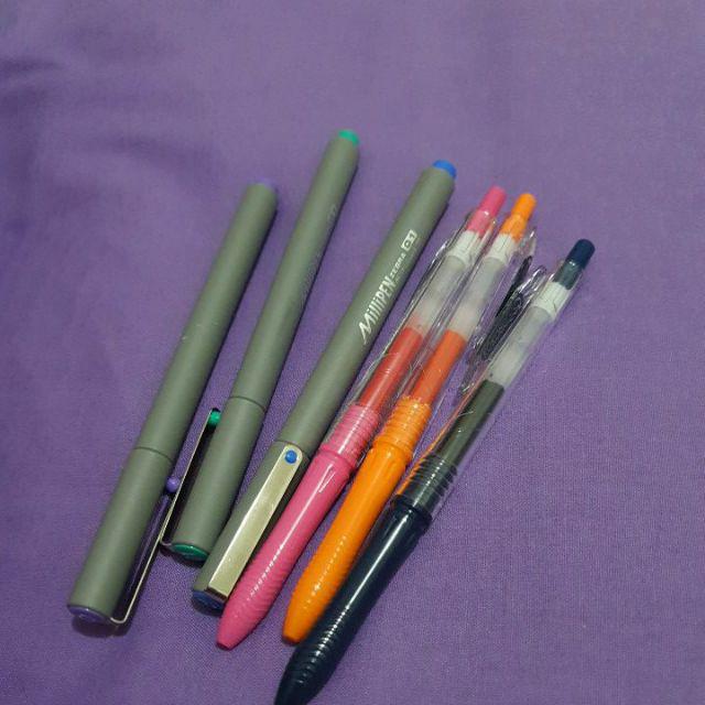 PULPEN ZEBRA MILLIPEN 0.1 MM COLOURS WARNA-WARNI | Shopee Indonesia
