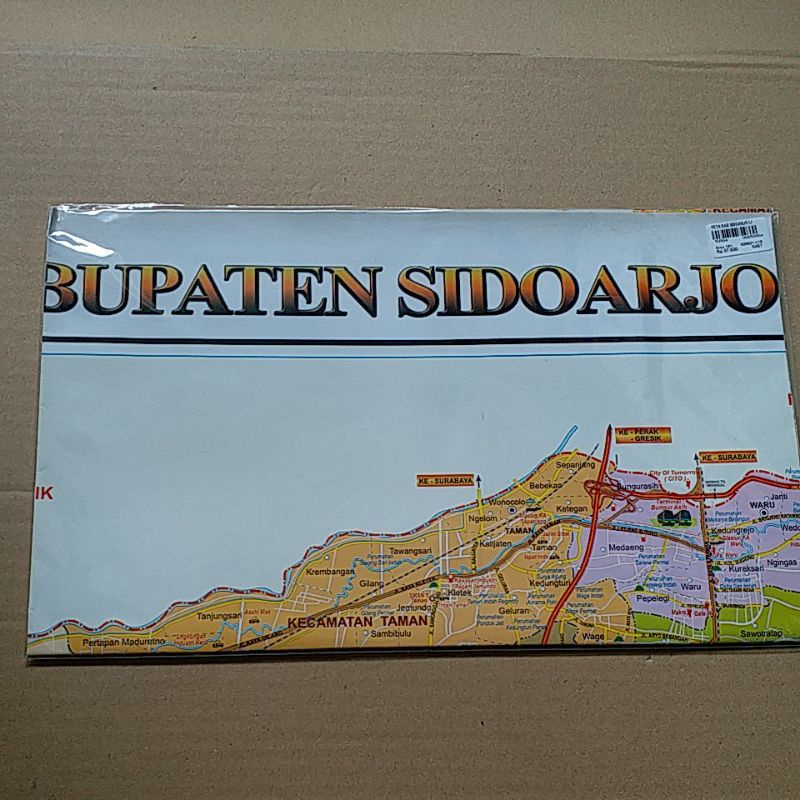 Jual Peta kabupaten sidoarjo lipat | Shopee Indonesia