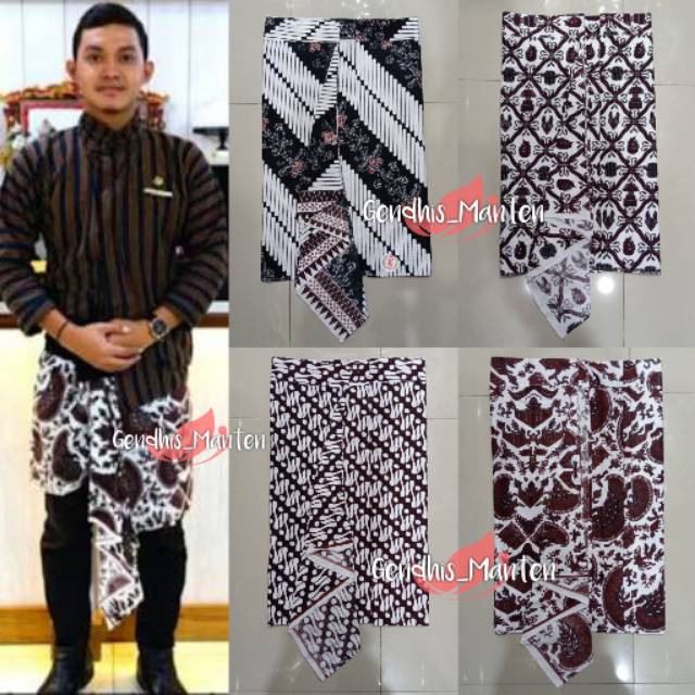 Jual Sembong / Sapit Urang Motif Lengkap (Tanpa Blangkon) | Shopee ...