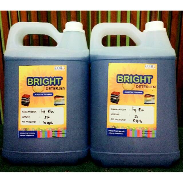 Jual DETERGENT BLUE LIQUID/CAIR BRIGHT DETERGEN 5000 ML/5 LITER ...