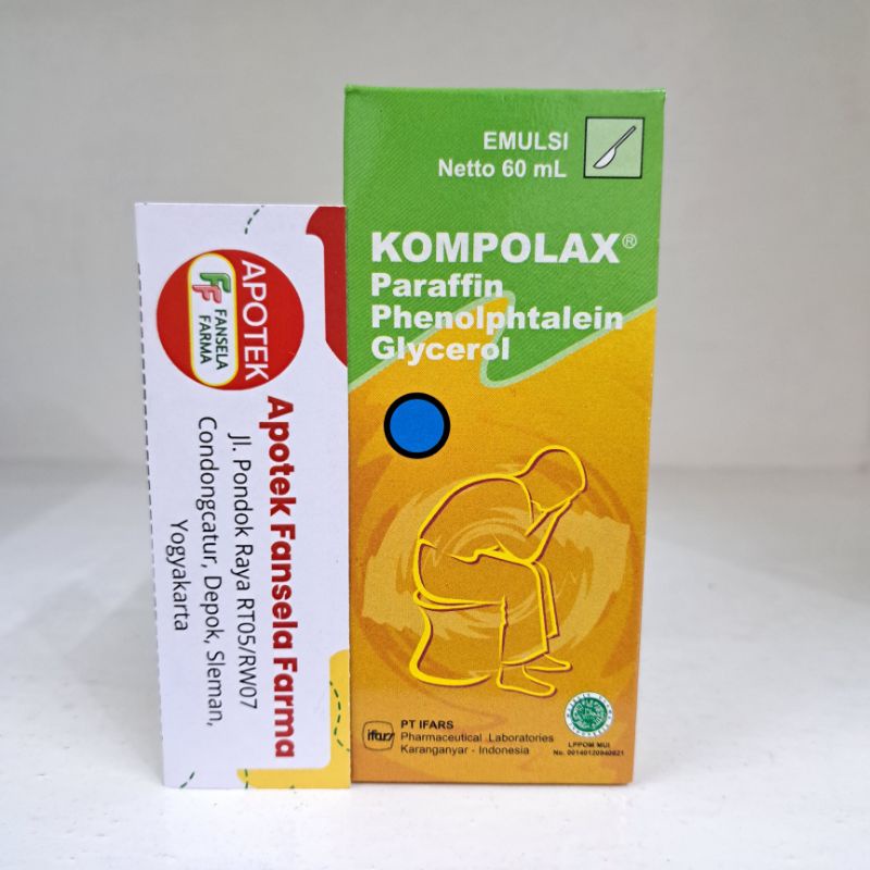 Jual Kompolax Sirup Konstipasi Susah BAB melancarkan BAB Buang Air ...