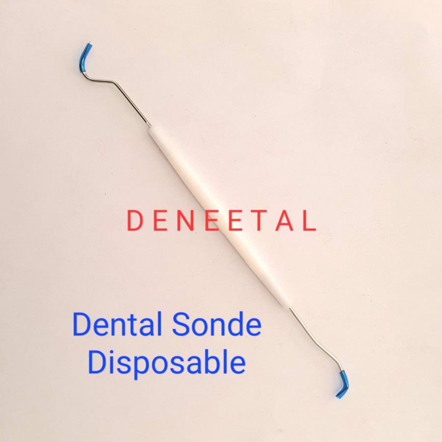 Jual DENTAL SONDE DISPOSABLE / ALAT PASANG KARET BEHEL GIGI DIAGNOSTIC ...