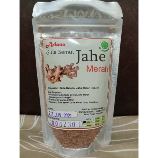 Jual Gula semut jahe merah 80 gram asli Kulon Progo Jogja | Shopee ...