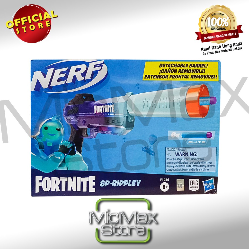 Jual Nerf Fortnite SP Rippley Elite Dart Blaster SPL SP L | Shopee ...
