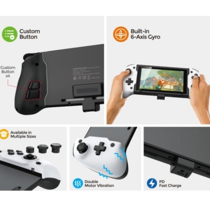 Jual Hemat Dobe Controller Tns-1201 For Nintendo Switch Oled/Oled ...