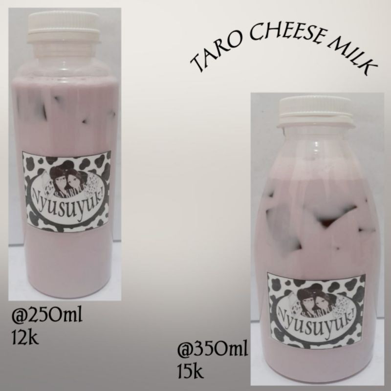 Jual Minuman Botol Susu Taro Cheese Milk with Grass Jelly Nyusuyuk ...