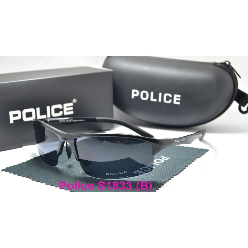 Jual Kacamata/Sunglasses Frame Police S1833 Lensa Polarized | Shopee Indonesia