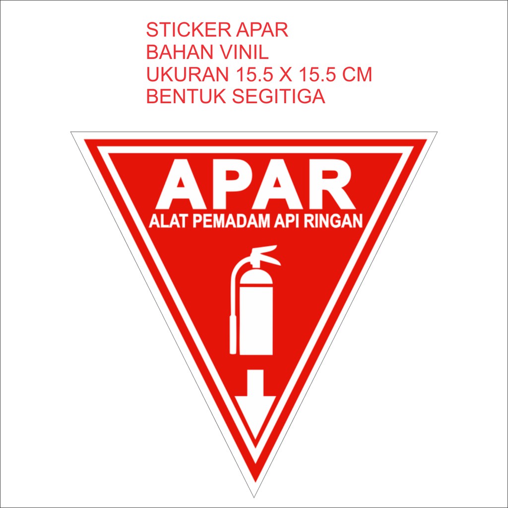 Jual STICKER APAR Indonesia|Shopee Indonesia
