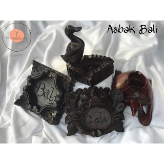 Jual Asbak rokok kayu murah motif ukiran unik Bali Kayu Sonokeling ...
