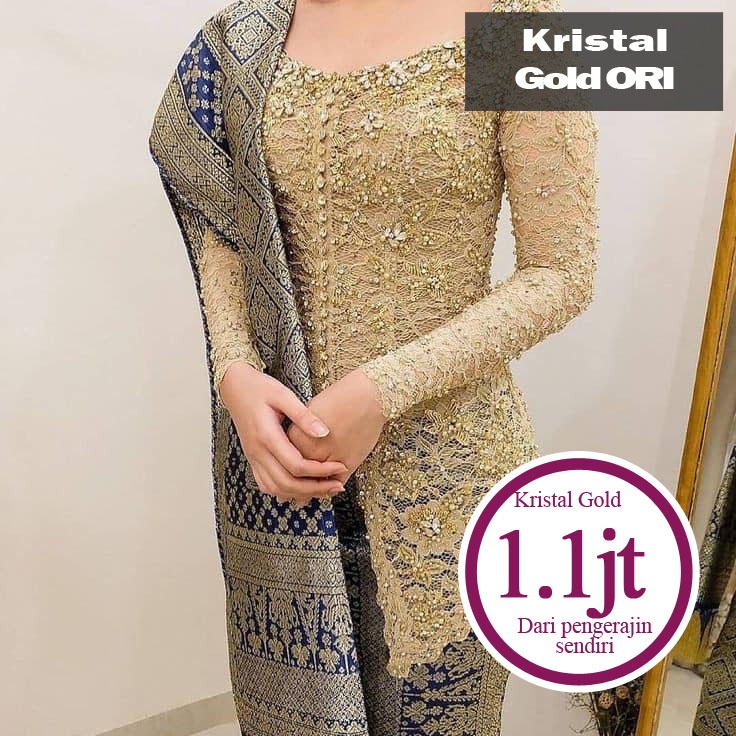 Jual Songket Palembang Asli Tenun Tangan | Lepus Biru Gold | Original Handmade | Shopee Indonesia