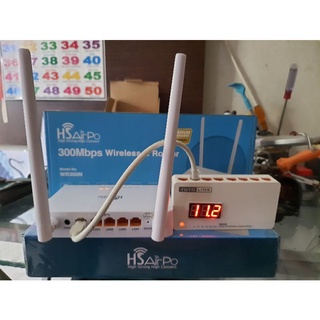 Jual HSAirPo WR300N Wireless N Router 300Mbps modif POE | Shopee Indonesia