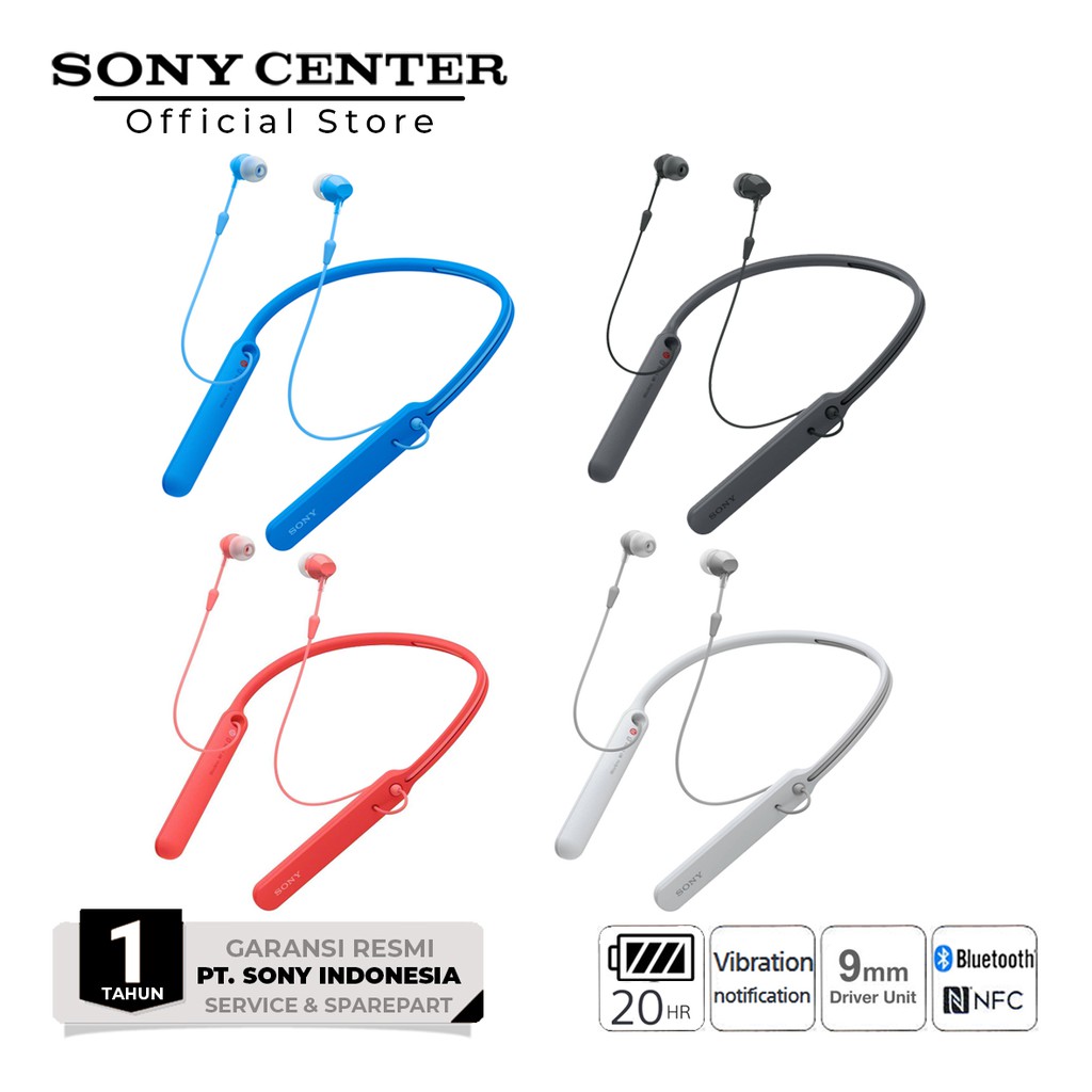 Jual SONY WI-C400 Wireless Headphones / WI C400 / WIC400 | Shopee Indonesia