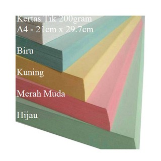Jual Kertas Tik 200gram A4 isi 50 Lembar | Shopee Indonesia