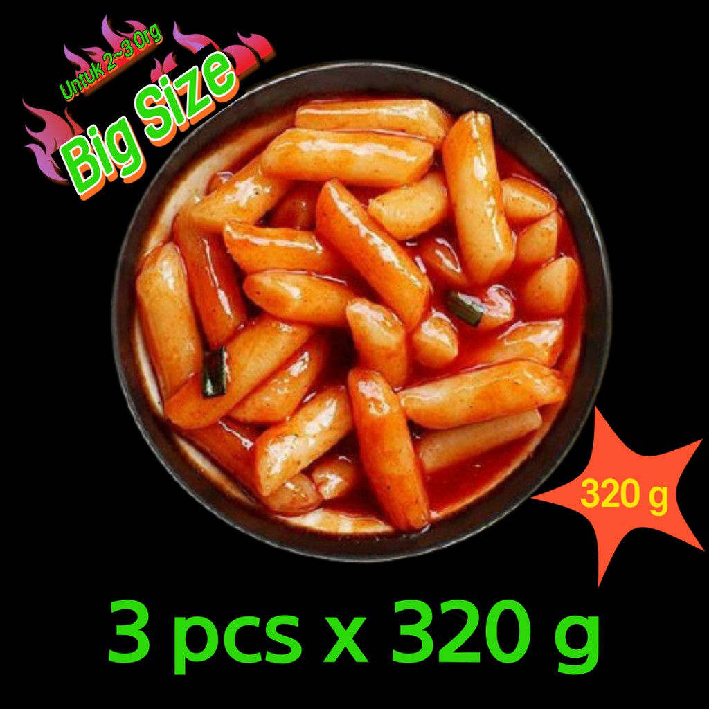 Jual Topokki/Tokpoki/Topoki/Teobokki/Tteokbokki Instan Halal Murah, 3 ...