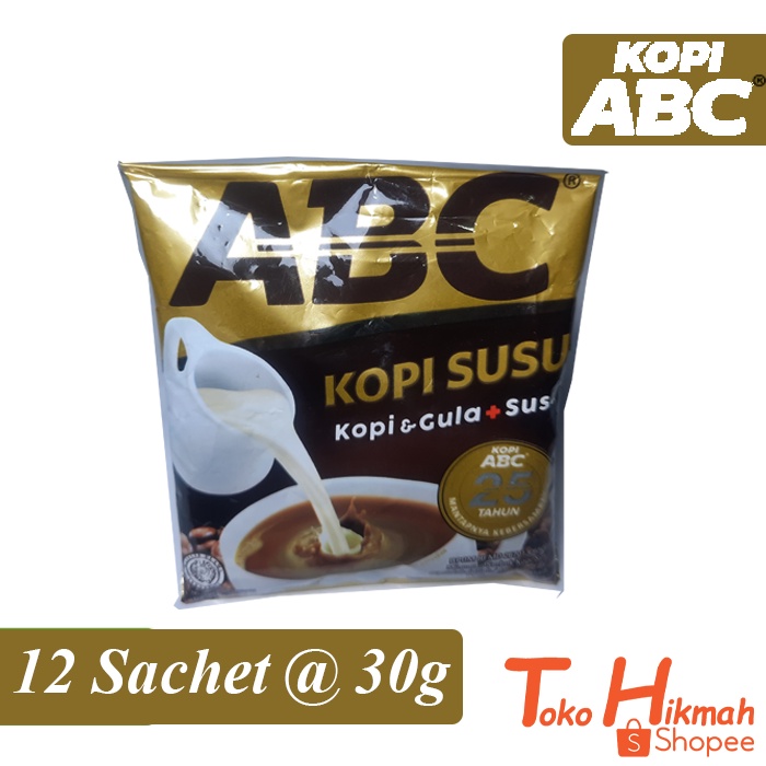 Jual Kopi ABC kopi susu sachet 31gram RENCENG ( ISI 10) | Shopee Indonesia