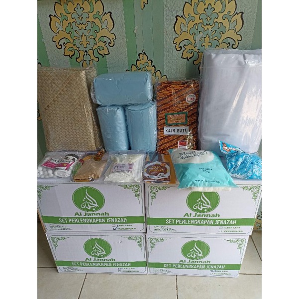 Jual Set Lengkap Pengurusan Jenazah Al Jannah | Type Kain Kafan Super ...