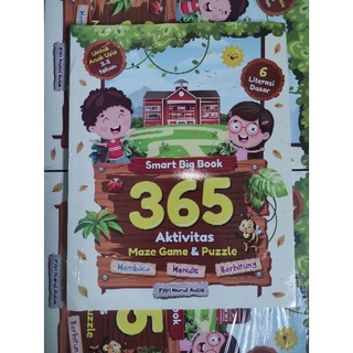 Jual BUKU 365 AKTIVITAS MAZE GAME & PUZZLE Membaca Menulis Berhitung 6 ...
