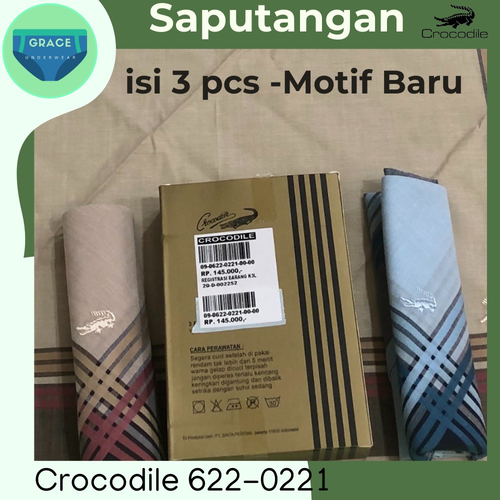 Jual Saputangan Pria Crocodile CR 221 ISI-3 PCS | Shopee Indonesia Jual Saputangan Pria Crocodile CR 221 ISI-3 PCS | Shopee Indonesia