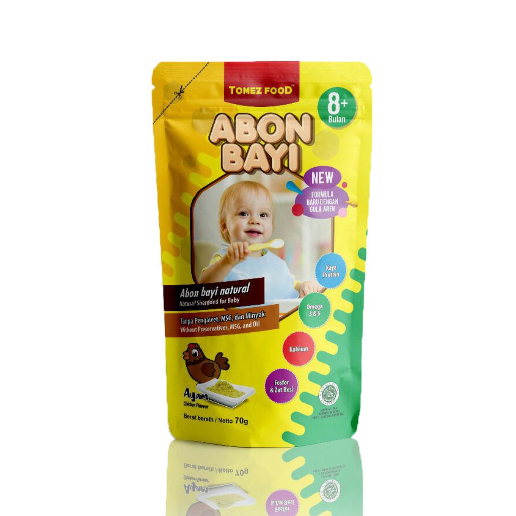 Jual TOMEZ FOOD Abon Ayam Makanan MPASI Bayi +8 Bulan Anti GTM Original ...