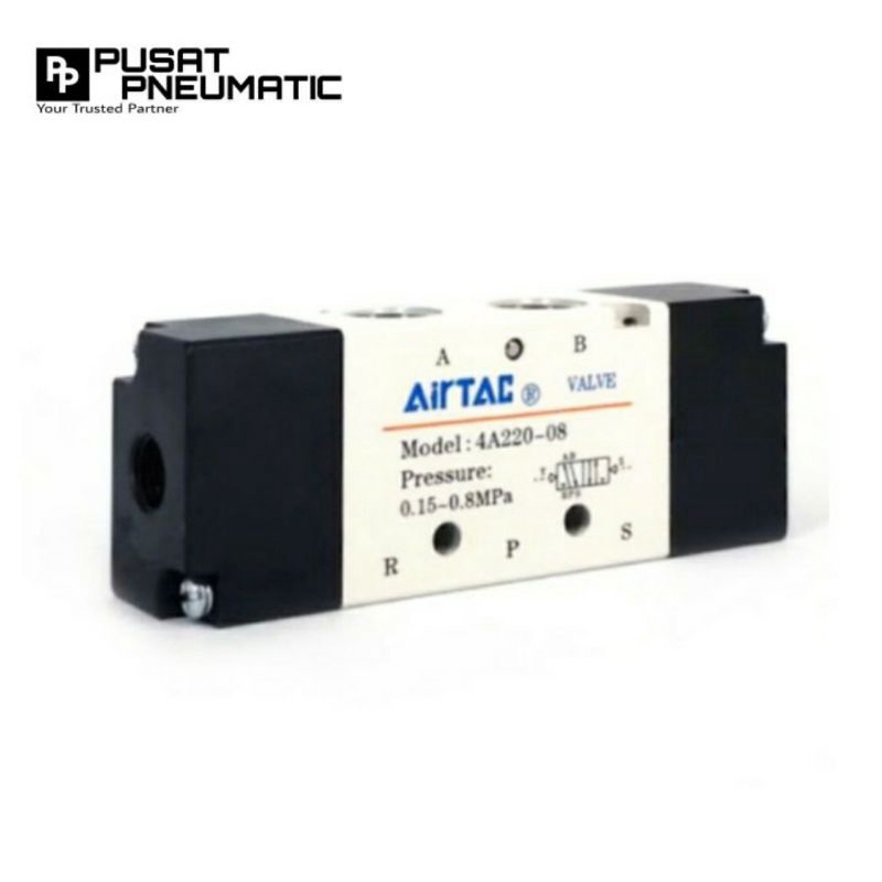 Jual Solenoid Valve Pilot 4A220-08 / 4A220 08 Airtac | Shopee Indonesia