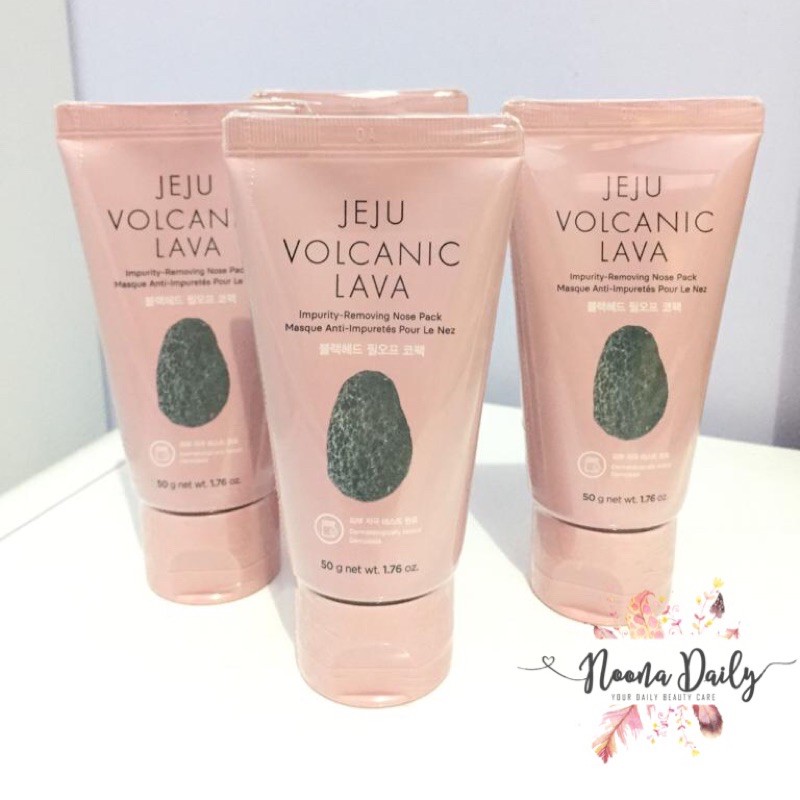 The Face Shop - Jeju Volcanic Lava Peel Off Clay Nose Mask 50 gr ...