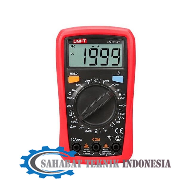 Jual UNI-T UT33D+ / UT33D / UT-33D Palm Size Multimeter / Multitester ...