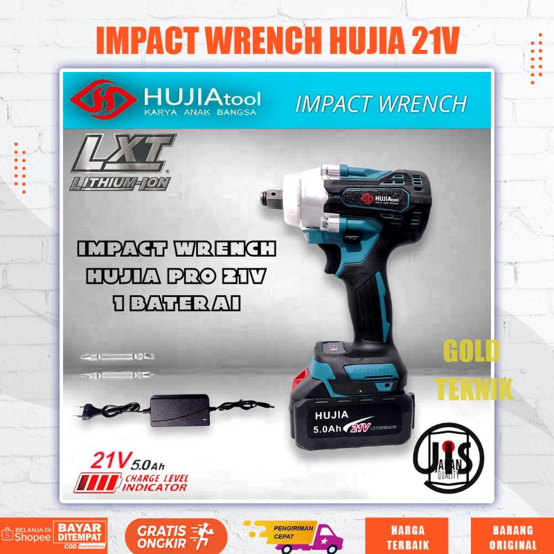 Jual Impact wrench HUJIA 21V mod Makita mesin pembuka baut ban roda ...