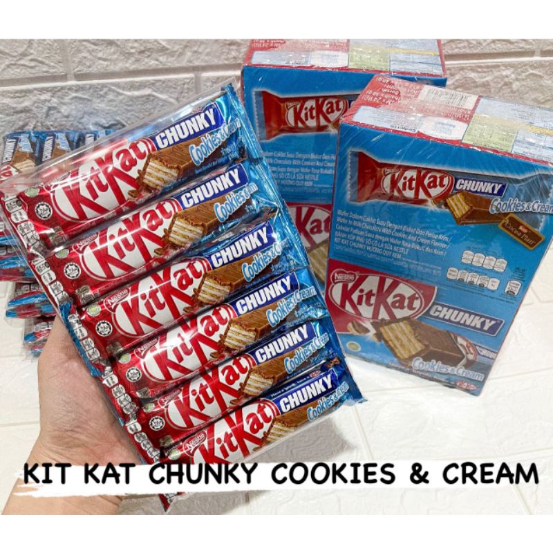 Jual KIT KAT kitkat chunky ORIGINAL nestle coklat original dan chunky ...