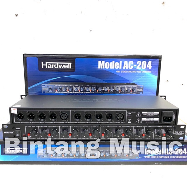 Jual Crossover Hardwell AC 204 Plus Subwoofer 4 Way Original | Shopee ...