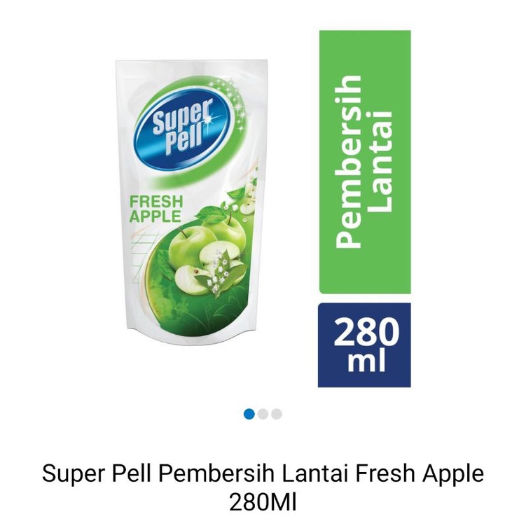 Jual super pell pembersih lantai fresh apel 280ml | Shopee Indonesia