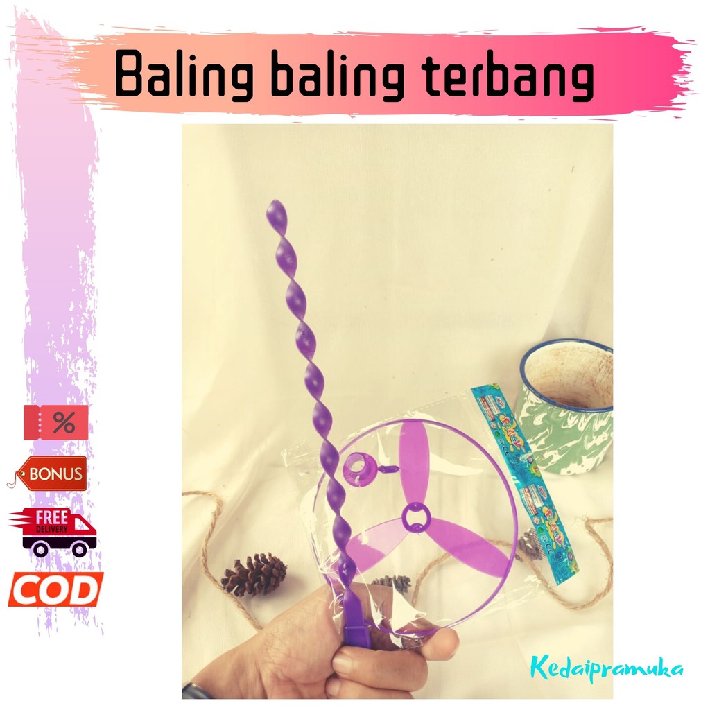Mainan Edukasi Anak 4 Tahun / Baling baling terbang / permainan jadul ...