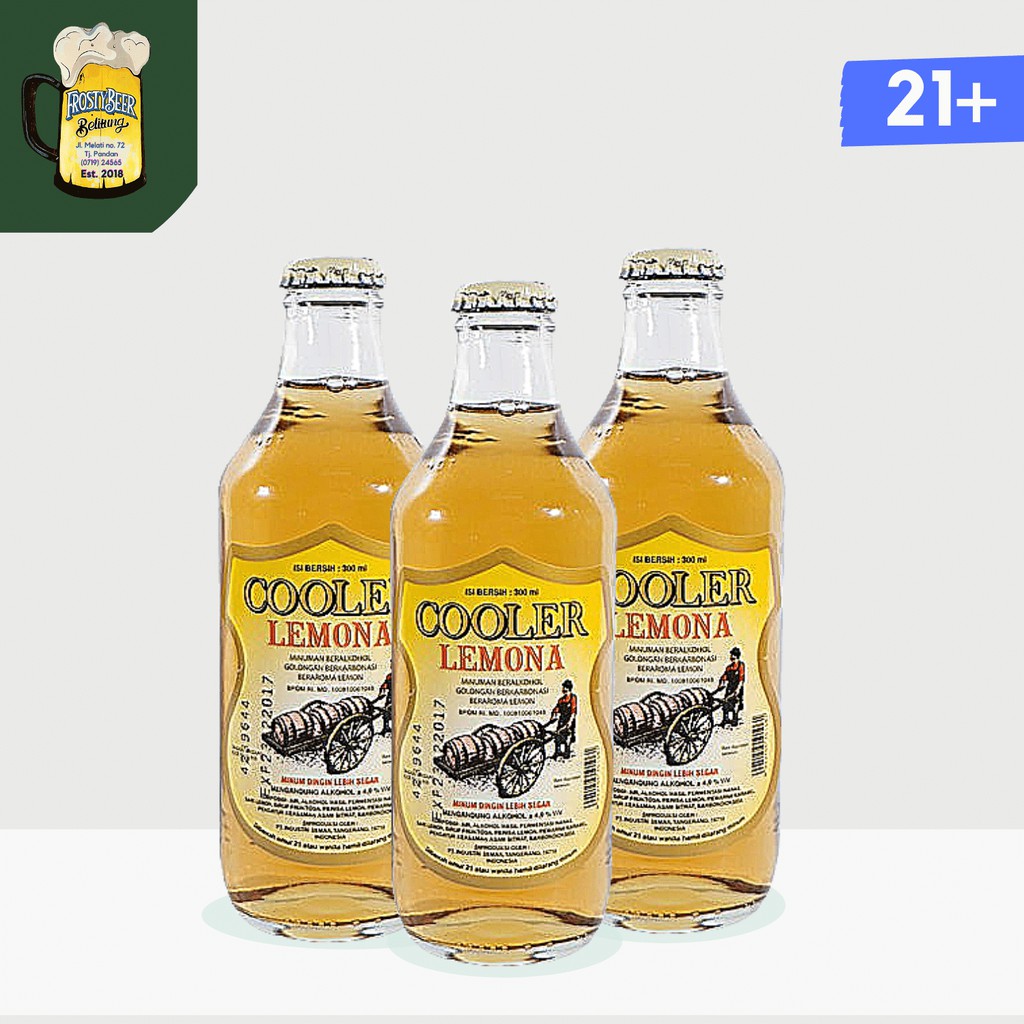 Jual Cooler Lemona 4.8% 300 ml botol - Manis Segar - Lemon Cooler ...