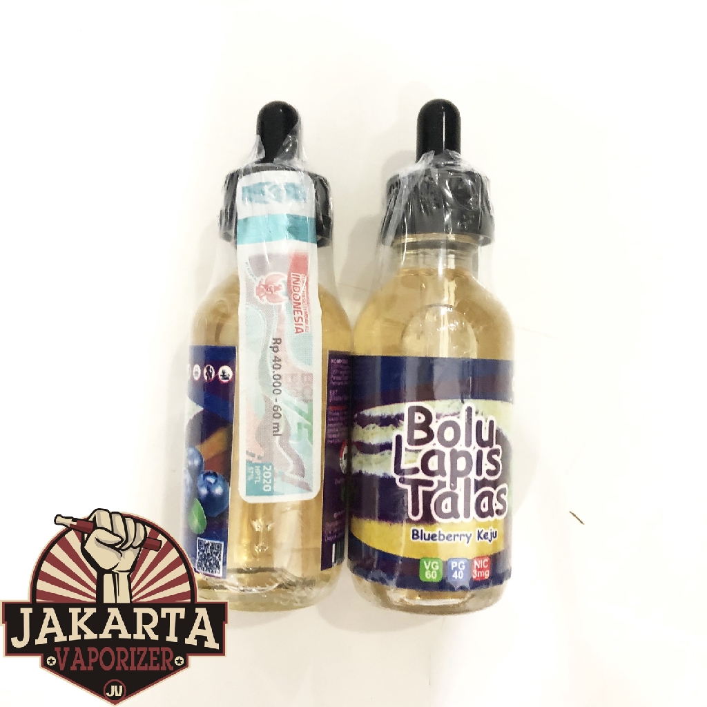 Jual [BLUEBERRY] BOLU LAPIS TALAS BLUEBERRY KEJU 60ML 3MG LIQUID VAPOR ...
