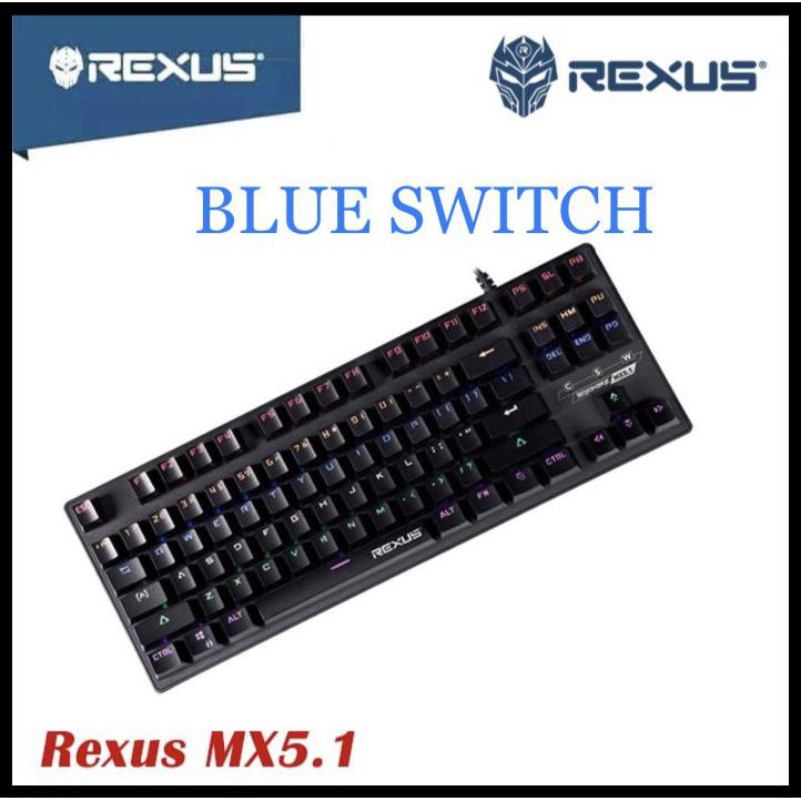 Keyboard gaming rexus mx5.1 legionare mx 5.1 tkl mechanical keyboard ...