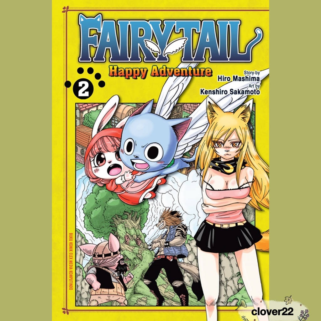 Jual Komik FairyTail Happy Adventure Vol.2 by Hiro Mashima & Kenshiro ...