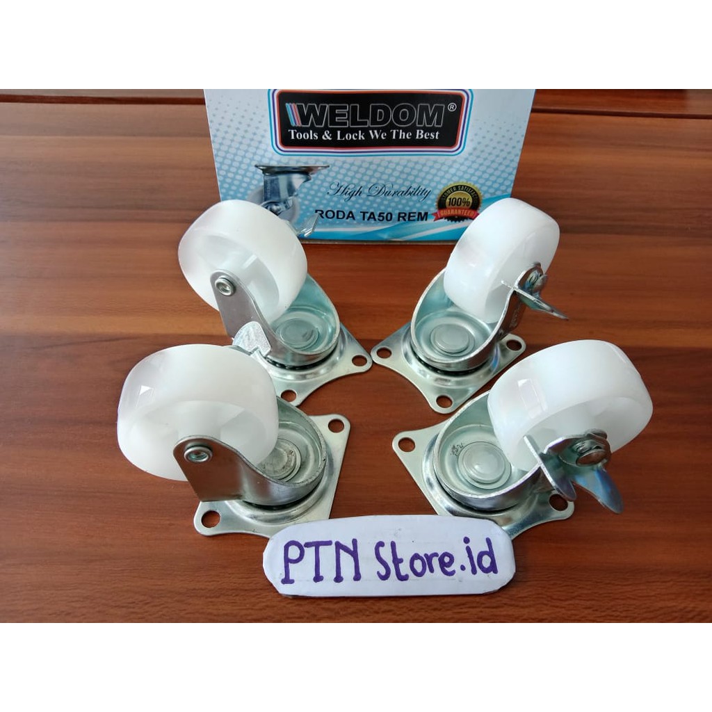 Jual Roda nylon 2" Rem WELDOM Caster Etalase Koper Aluminium | Shopee ...
