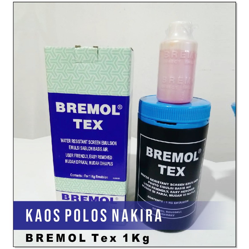 Jual Emulsi Afdruk Sablon kaos/Obat Afdruk Sablon/Bremol/Bremol Tex ...